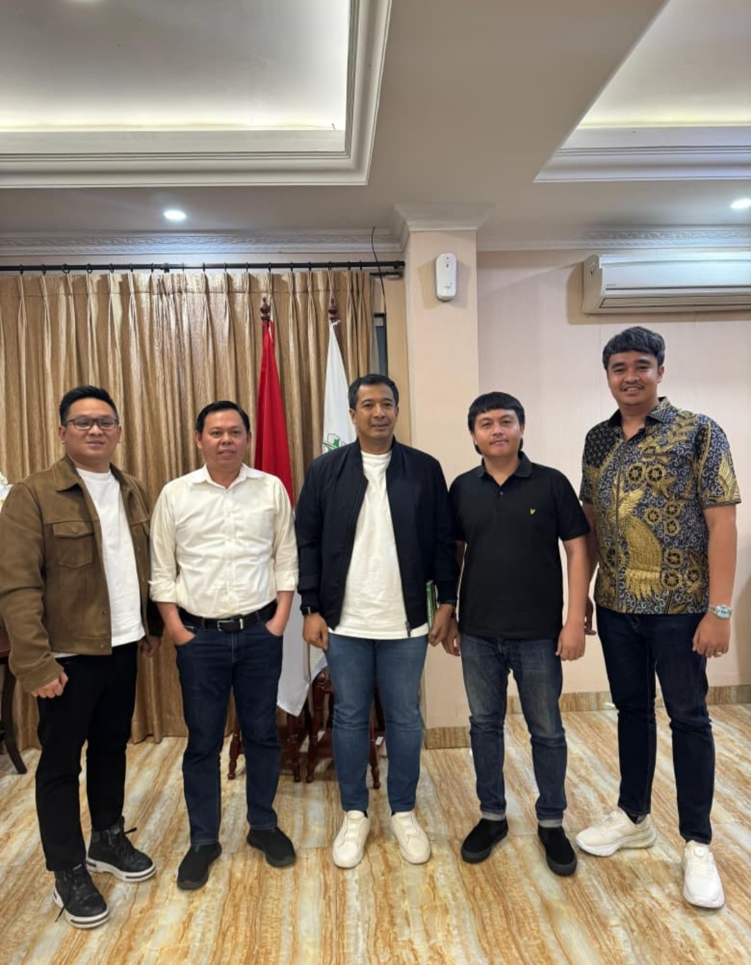 Jona Prasetyo Temui Ketua DPD RI, HIPMI Bengkulu All Out Dukung Caketum BPP