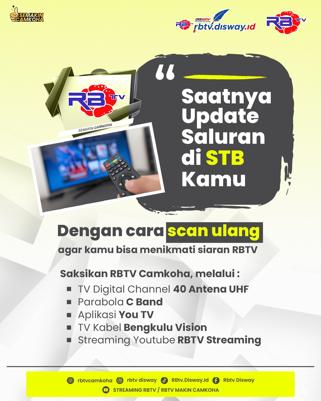 Terus Berinovasi, Sekarang Nonton Siaran RBTV Bisa Melalui 5 Saluran, Begini Caranya