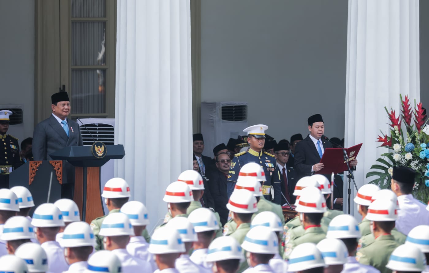Presiden Prabowo Pimpin Upacara Hari Lahir Pancasila, Sultan B. Najamudin Baca Pembukaan UUD 1945
