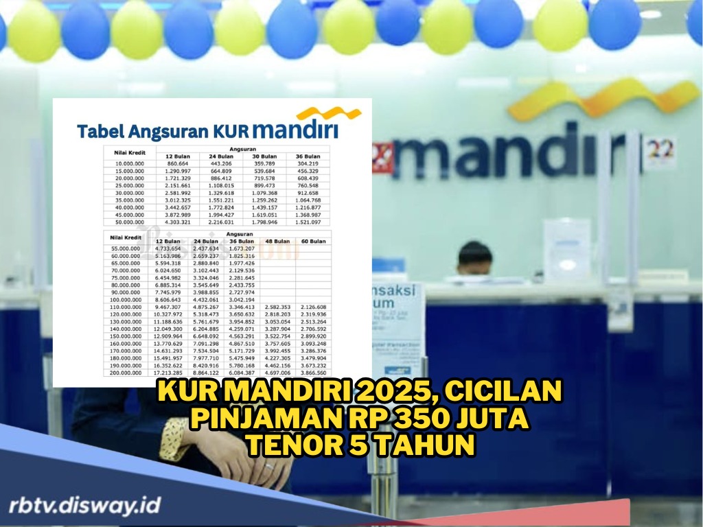 Cicilan Rp 6 Jutaan per Bulan untuk Pinjaman Rp 350 Juta, Intip Detail ...