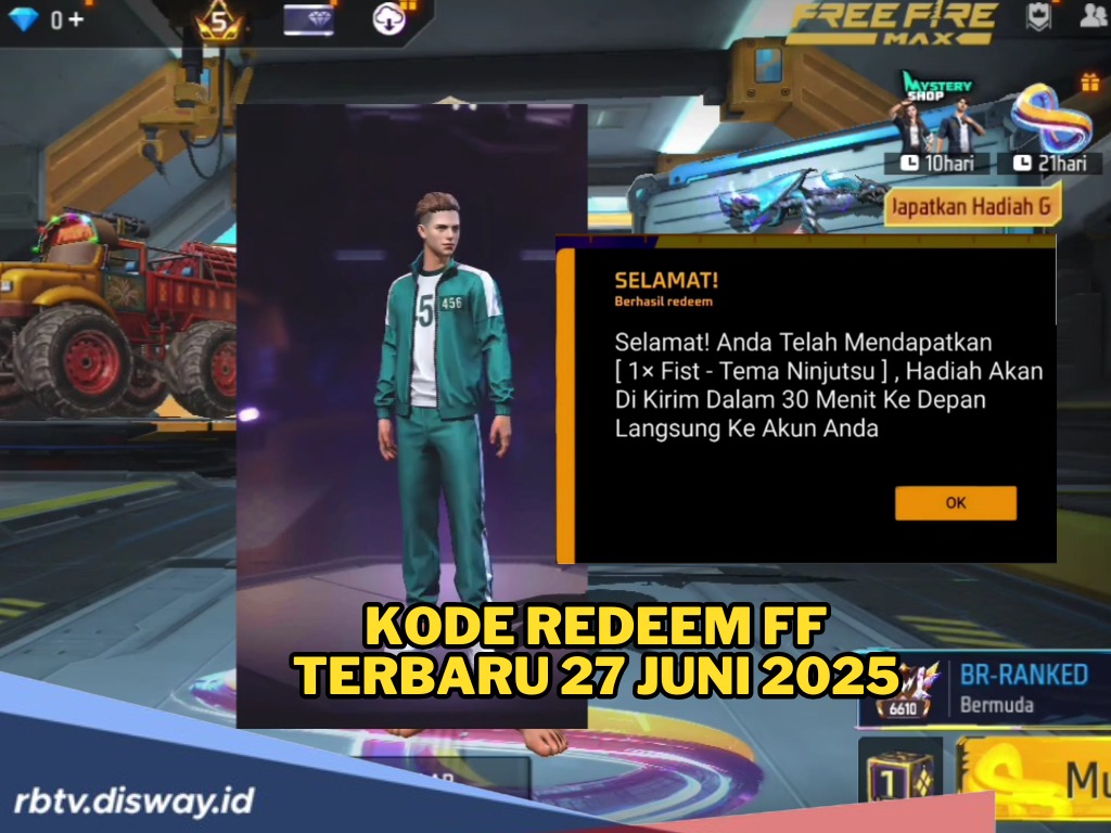 Buruan Klaim Sekarang! Kode Redeem FF Terbaru 27 Juni 2025, Hadiah Bundle Gratis dan Skin ...