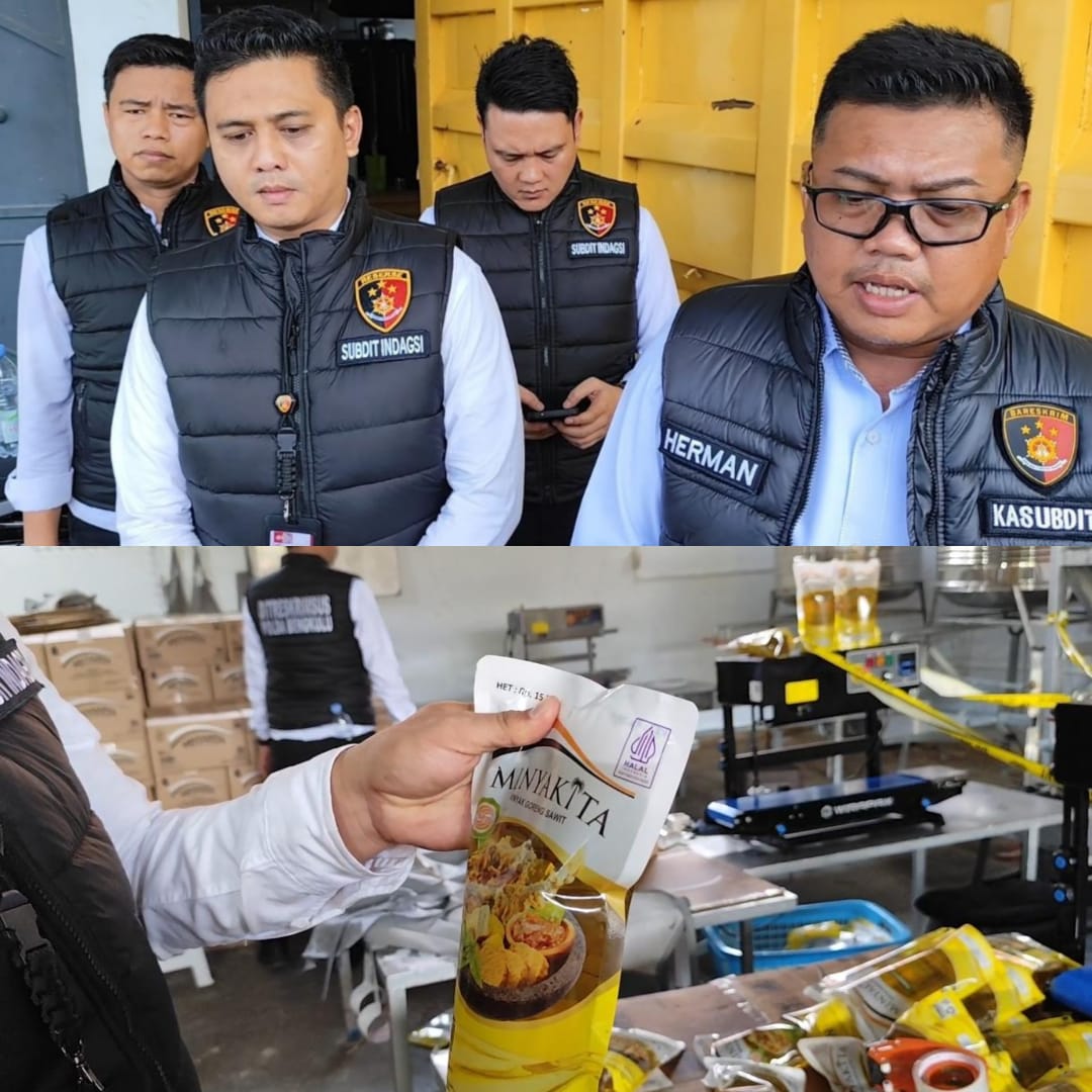 Ditresrimsus Geledah Gudang Minyak BMP di Sawah Lebar yang Jadi Lokasi ...