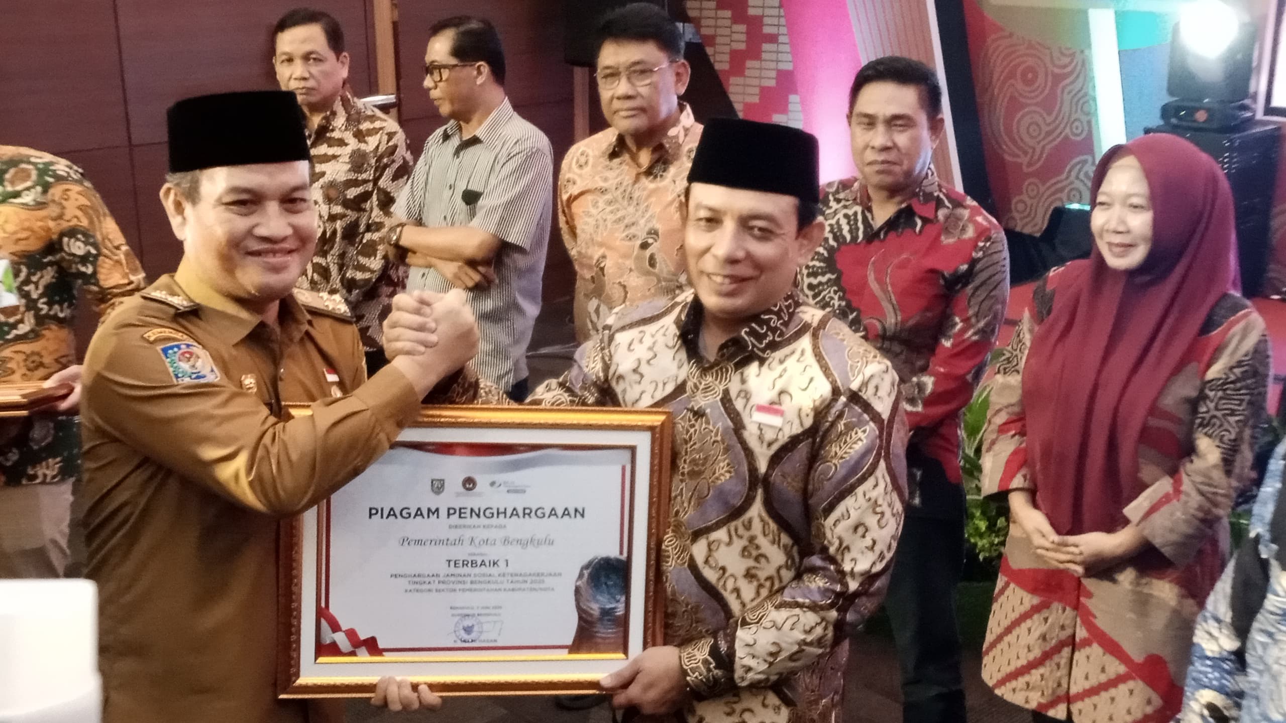 Paritrana Award 2024: Pemerintah Kota Bengkulu jadi Sektor Pemerintahan Terbaik