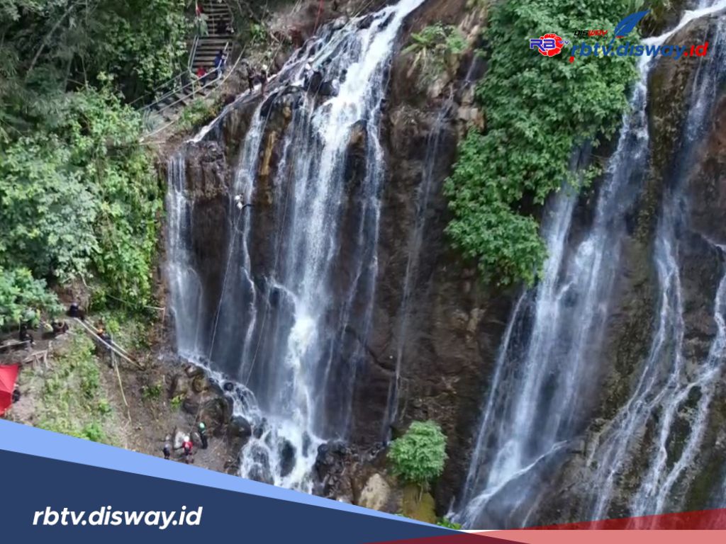 Serunya Canyoning di Air Terjun Puspa Dewi, Pertama di Indonesia dengan ...